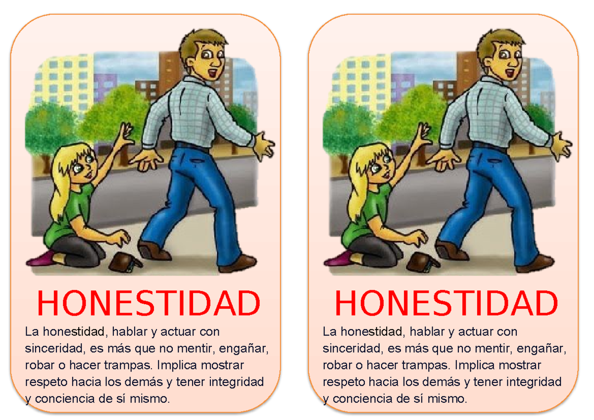 Honestidad - e.g. Teoría de la educación-PLANIFICACIÓN - HONESTIDAD La ...