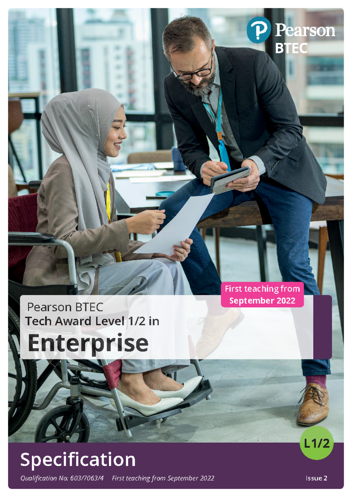 Pearson BTEC L1/2 Tech Award in Enterprise Specification - Issue 2 ...