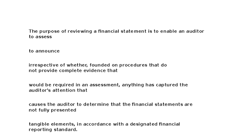 Revising Control Risk Assessment: Financial Statement Review Insights ...