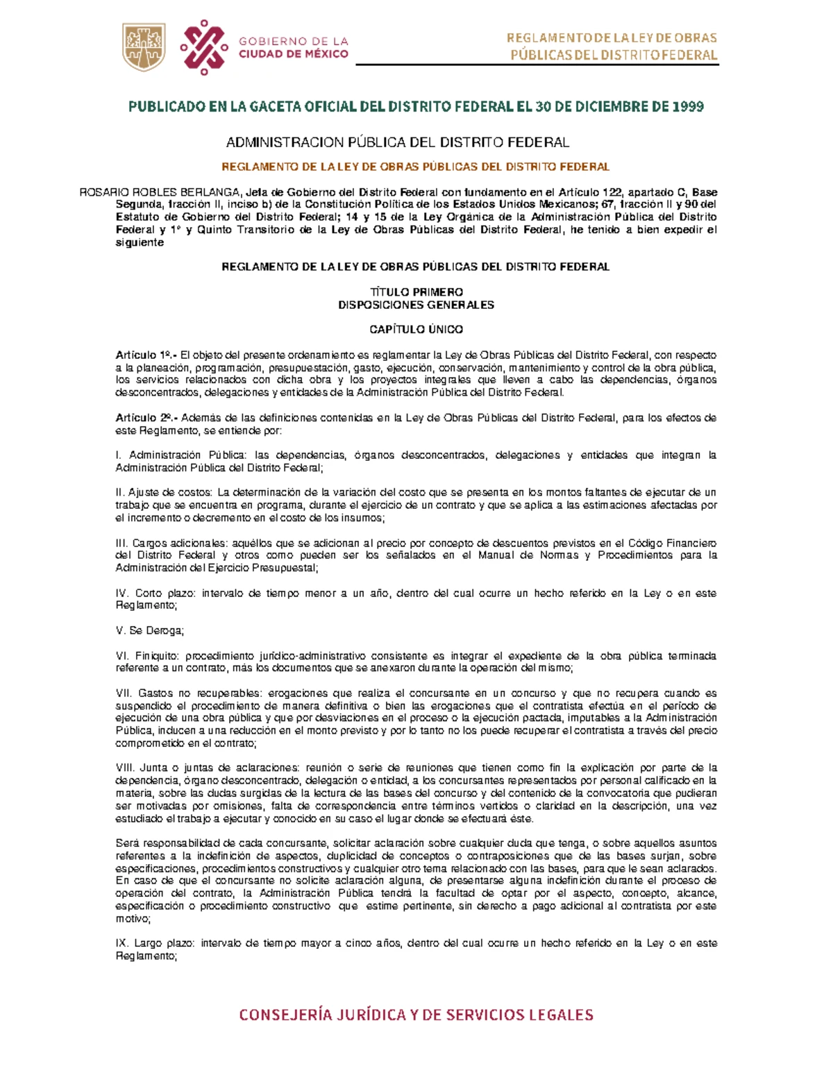 Ley 825 de Obras Públicas y Servicios en Veracruz: Actualización 2019 - Studocu
