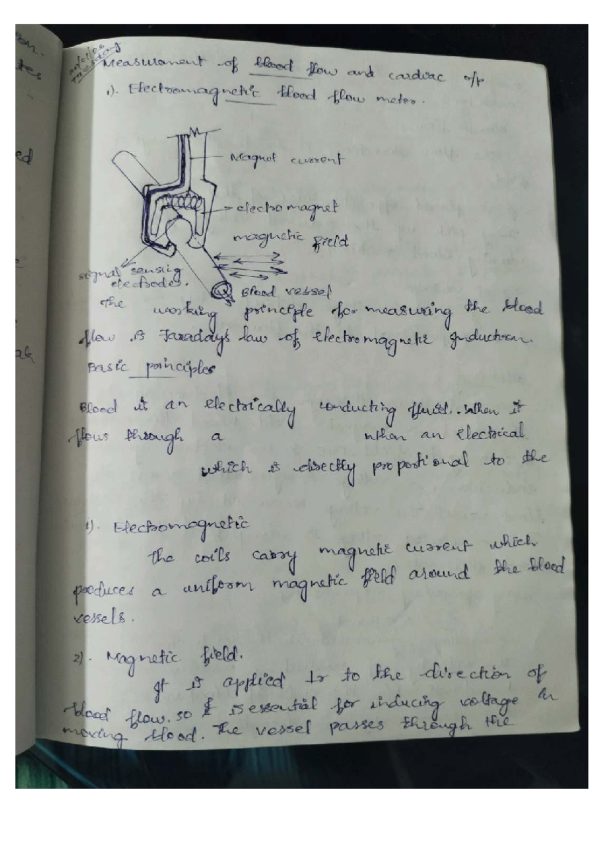 Measurement of Blood Flow: Electromagnetic & Ultrasonic Methods - Studocu