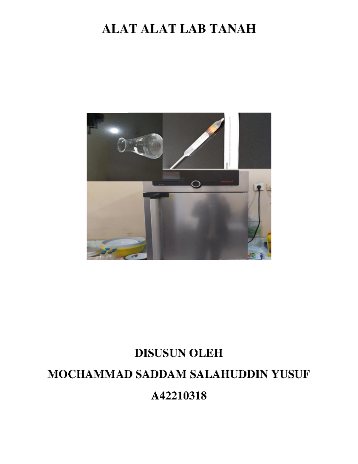 DDIT Praktikum Alat Laboratorium Tanah dan Metodologi Pengujian - Studocu