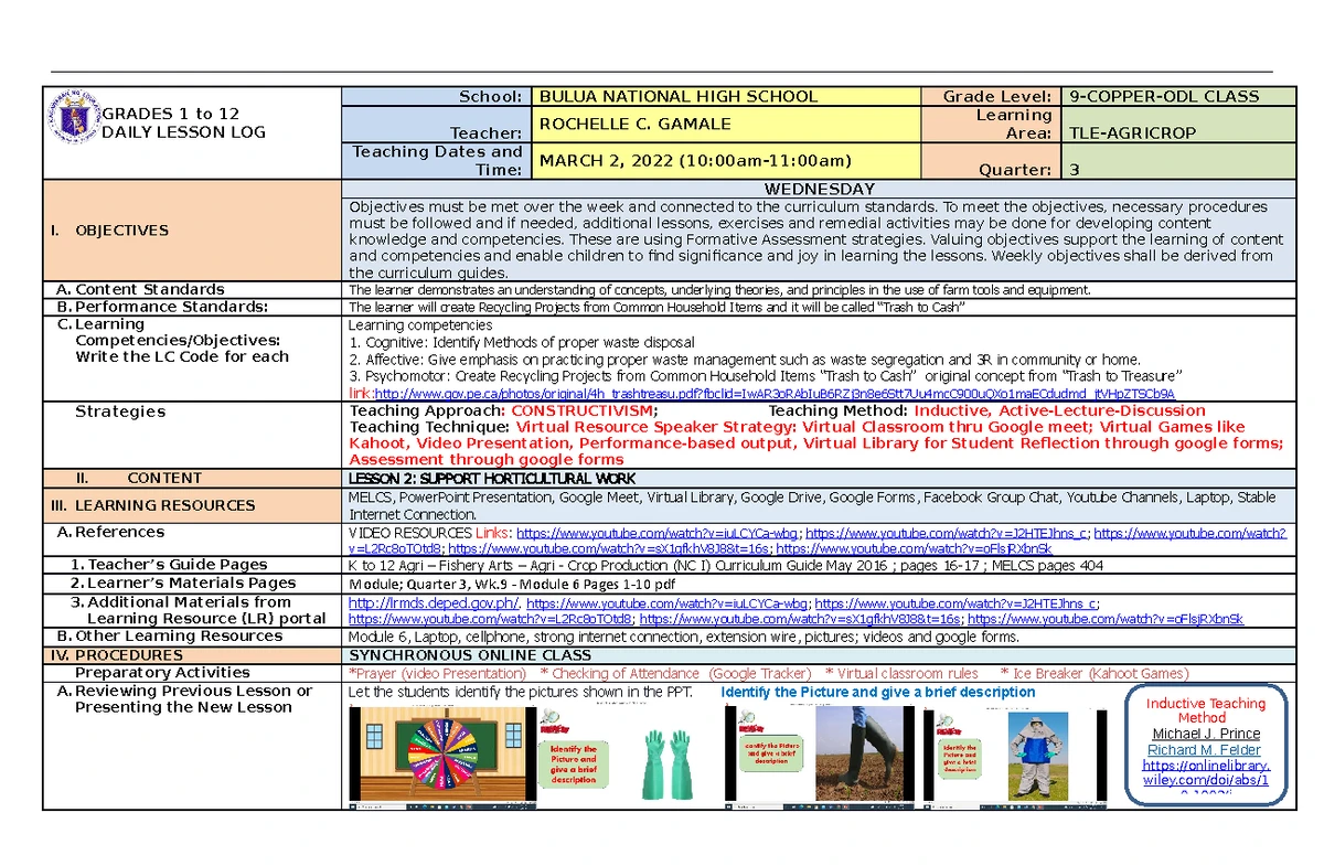 Copyreading 9 - An activity sheet for copy reading. - Exercise 3 ...