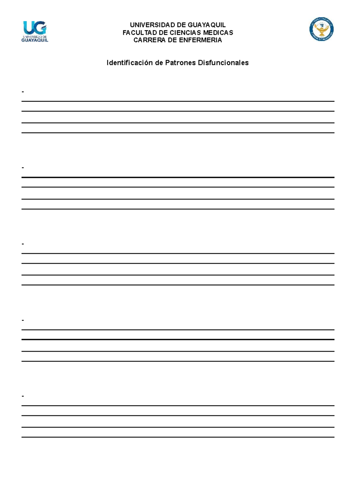 Identificación de Patrones Disfuncionales - Enfermería Clínica ...