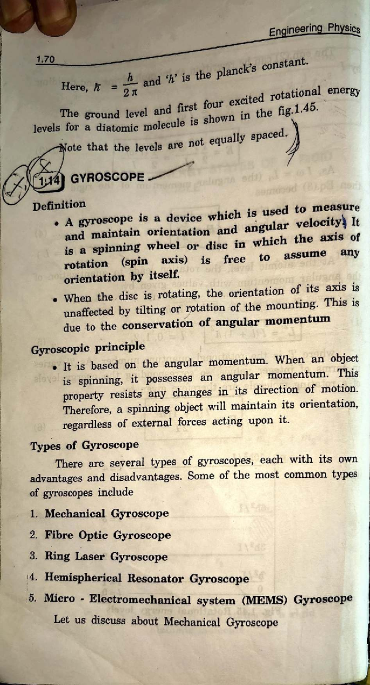 Physics 1.70: Gyroscopes and Torsional Pendulums Overview - Studocu