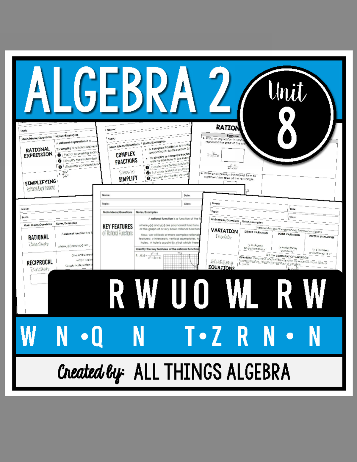 Unit 8 - Rational Functions: Notes, Homework & Review Resources - Studocu