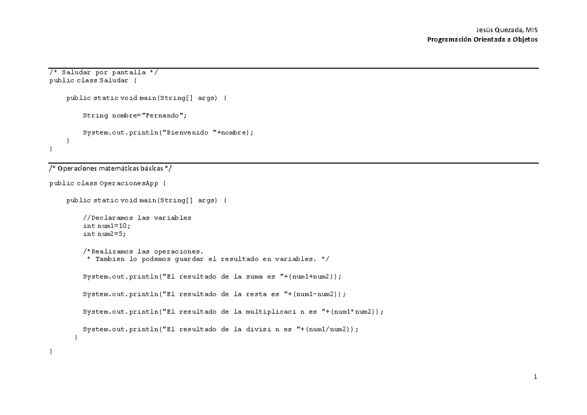 Prácticas de Fundamentos de Programación: Ejercicios y Soluciones - Studocu