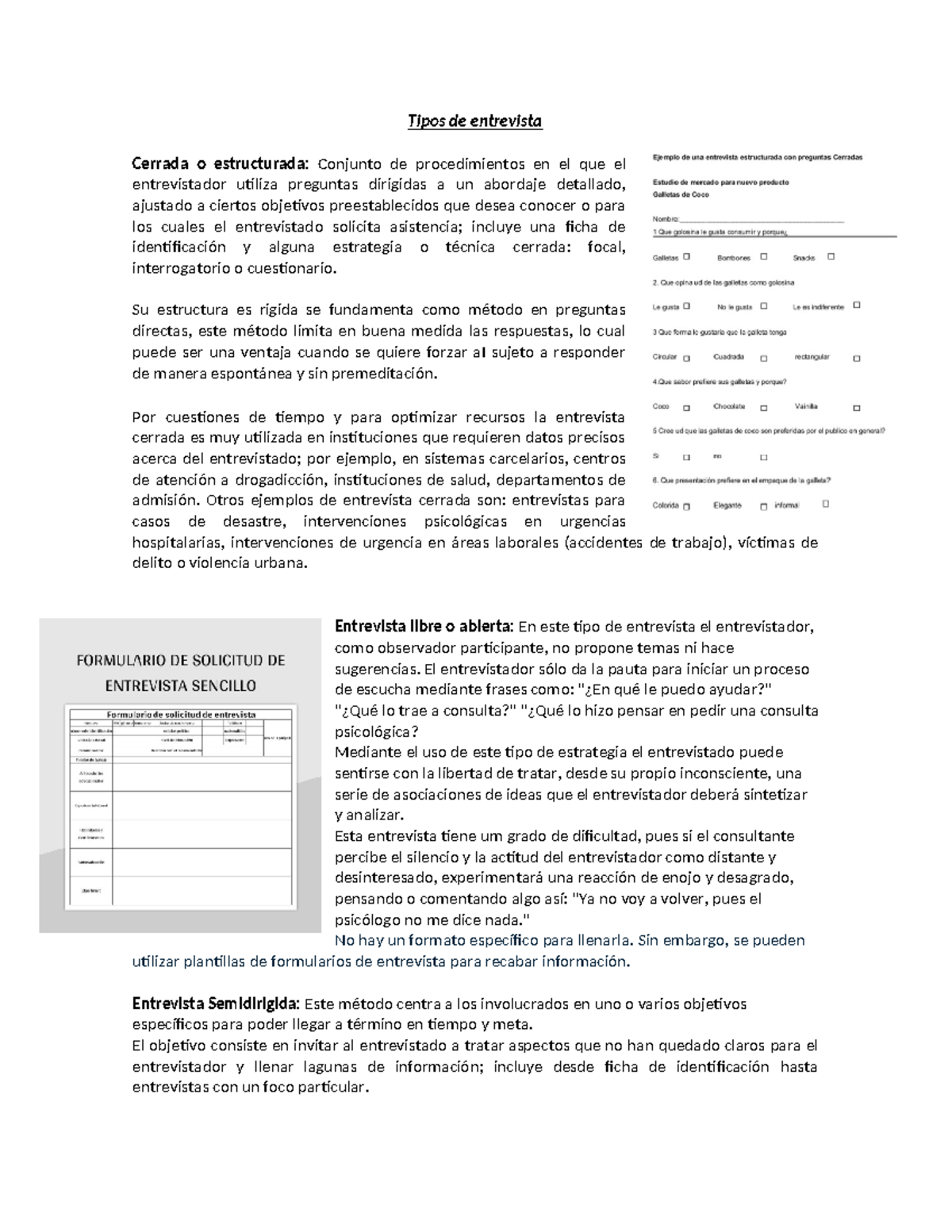 Tipos de Entrevista: Cerrada, Abierta y Semidirigida en Psicología ...