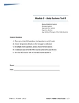 IV-4 Test - Module 3 Body Systems (B) Study Guide - Studocu