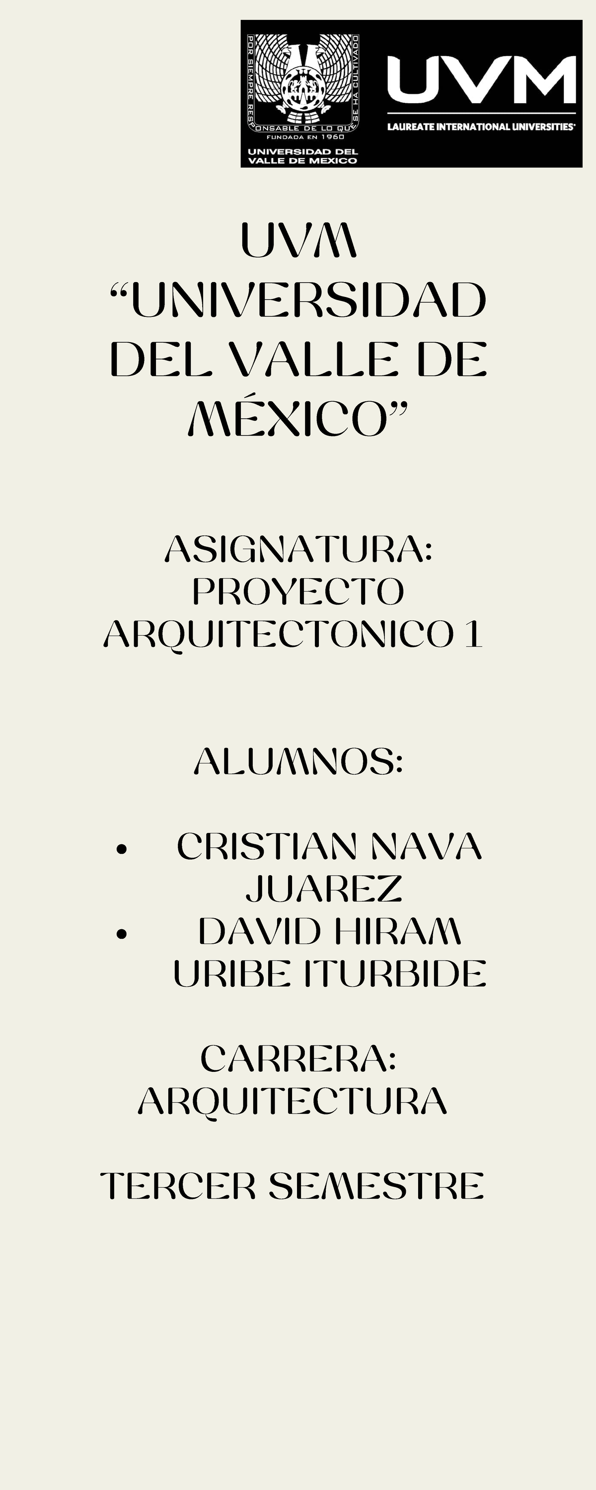 Actividad 13 Cnjhdui - UVM “UNIVERSIDAD DEL VALLE DE MÉXICO” ASIGNATURA ...