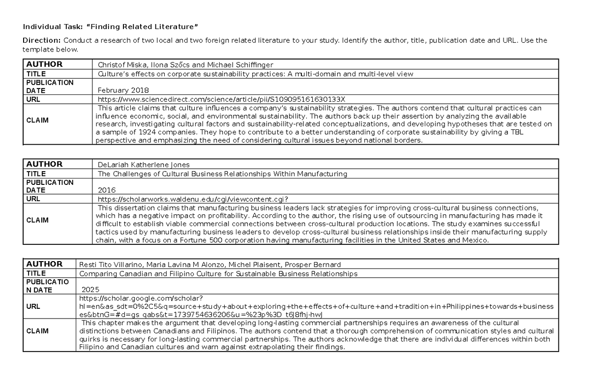 RRL-Activity (1) - WHOI7TERCXDI8WBTF8 - Individual Task: “Finding ...