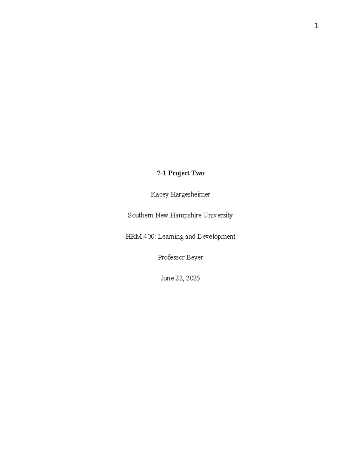 HRM 400: Project Two Speaker Notes on Organizational Change - Studocu