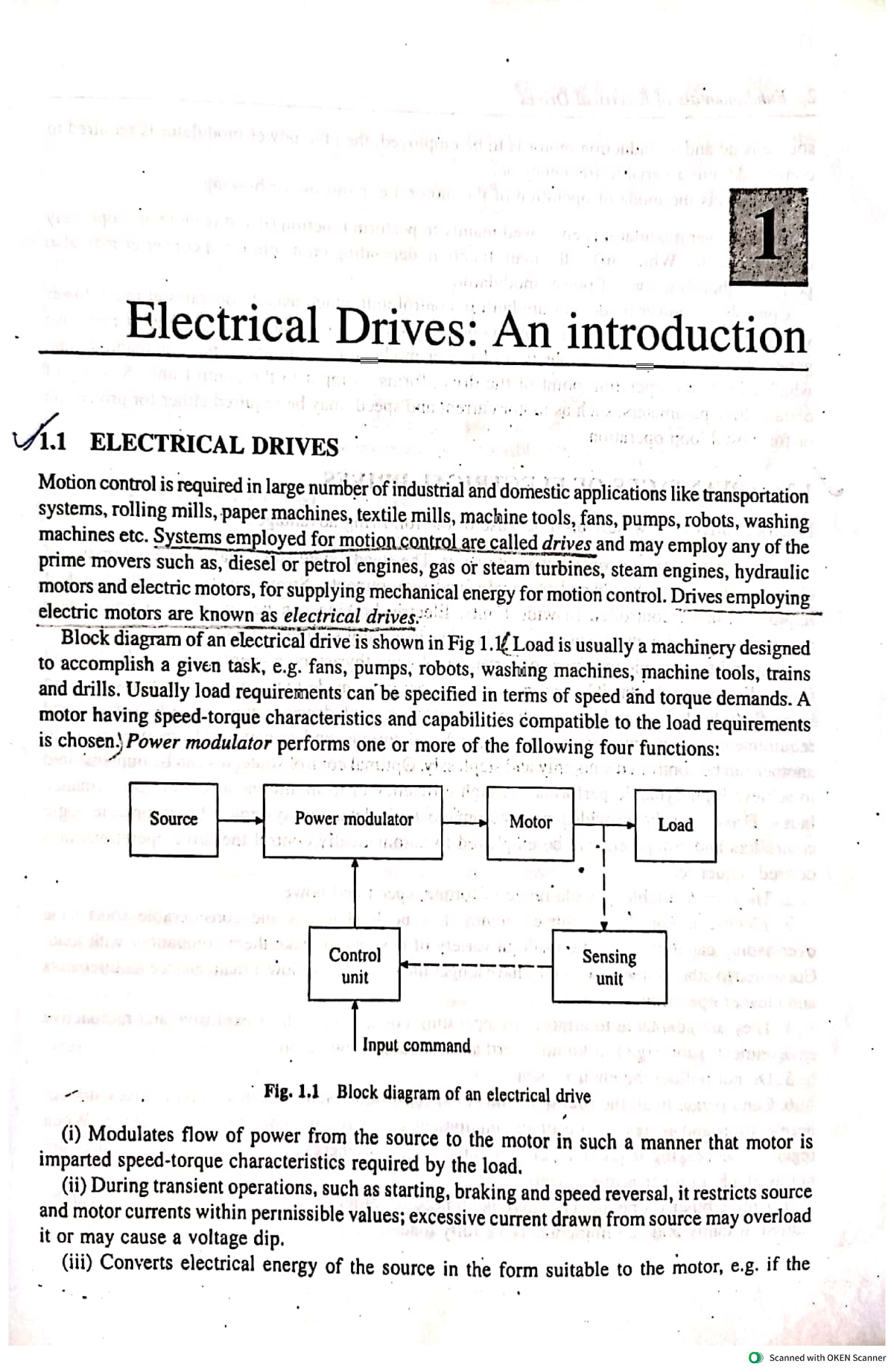 Electrical Drives: An Introduction to Motion Control and Power ...