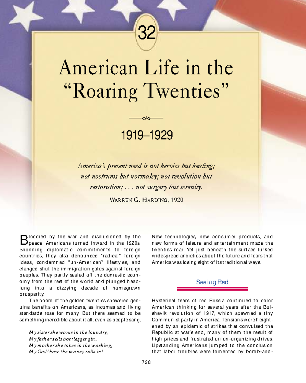 Chapter 32: American Life in the Roaring Twenties (HIST 101) - Studocu