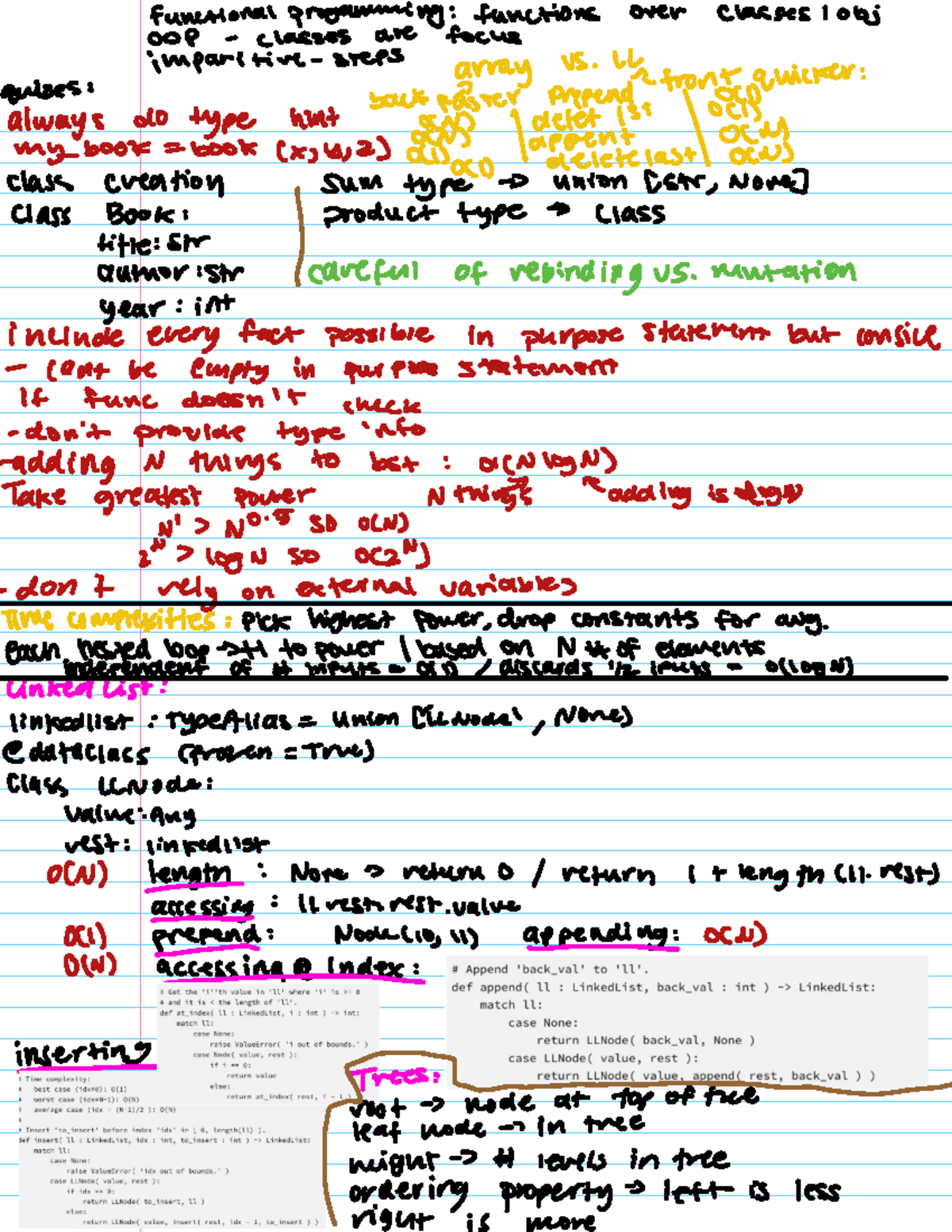 Cheat Sheet 2: Functional Programming Concepts in OOP (10BJ) - Studocu