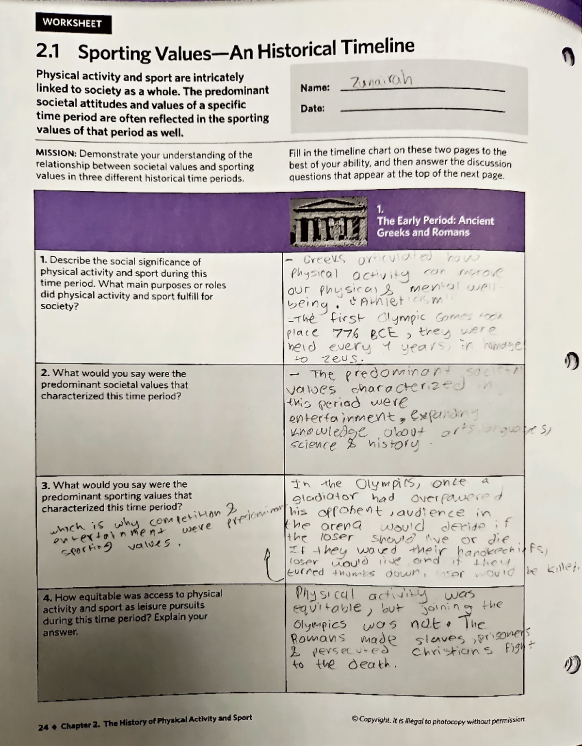 Kine pg 24-27 - Worksheets - WORKSHEET