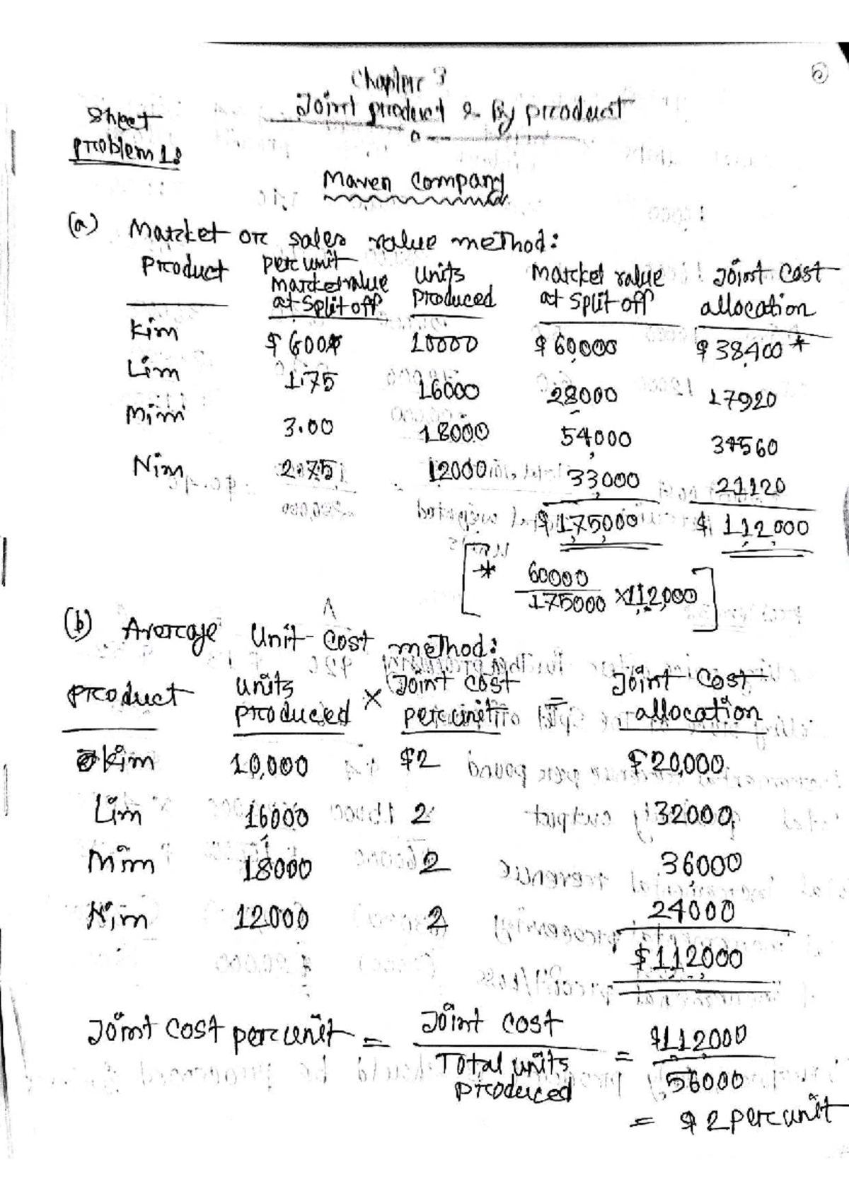 Joint Cost Analysis: Chapter 3 Solutions for Product Allocation - Studocu