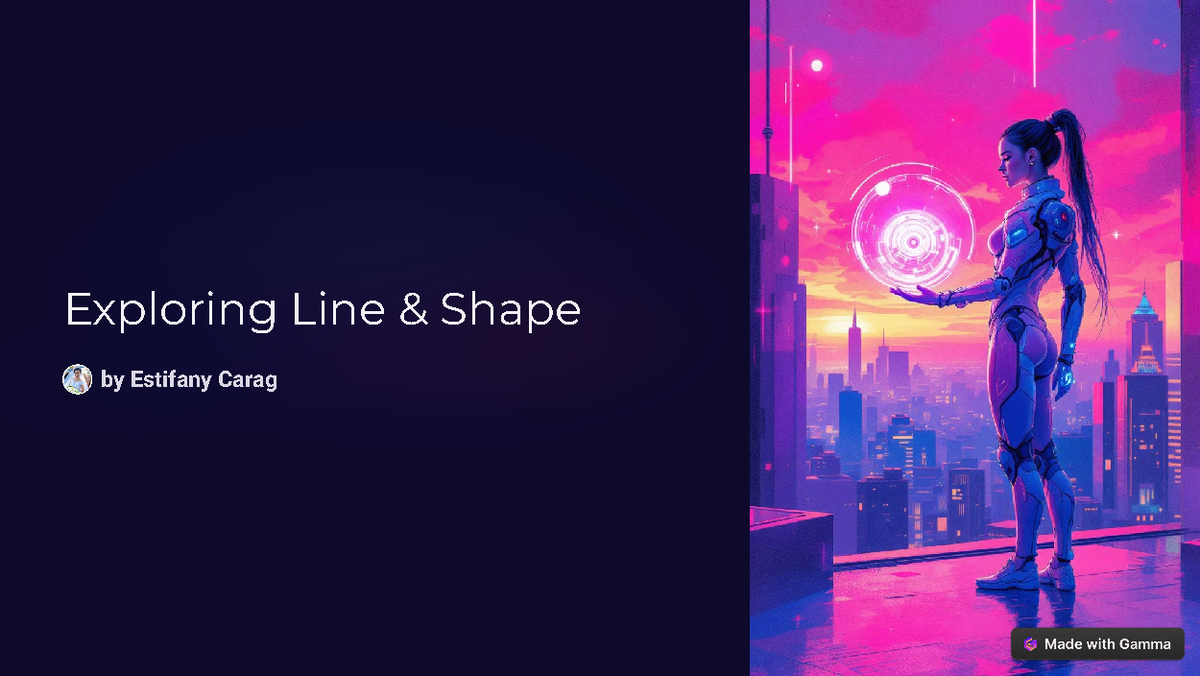 Exploring Line and Shape - Exploring Line & Shape by Estifany Carag ...
