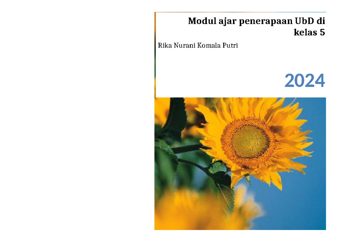 Modul Ajar UbD Kelas 5 Matematika: Operasi Hitung Bilangan Cacah - Studocu