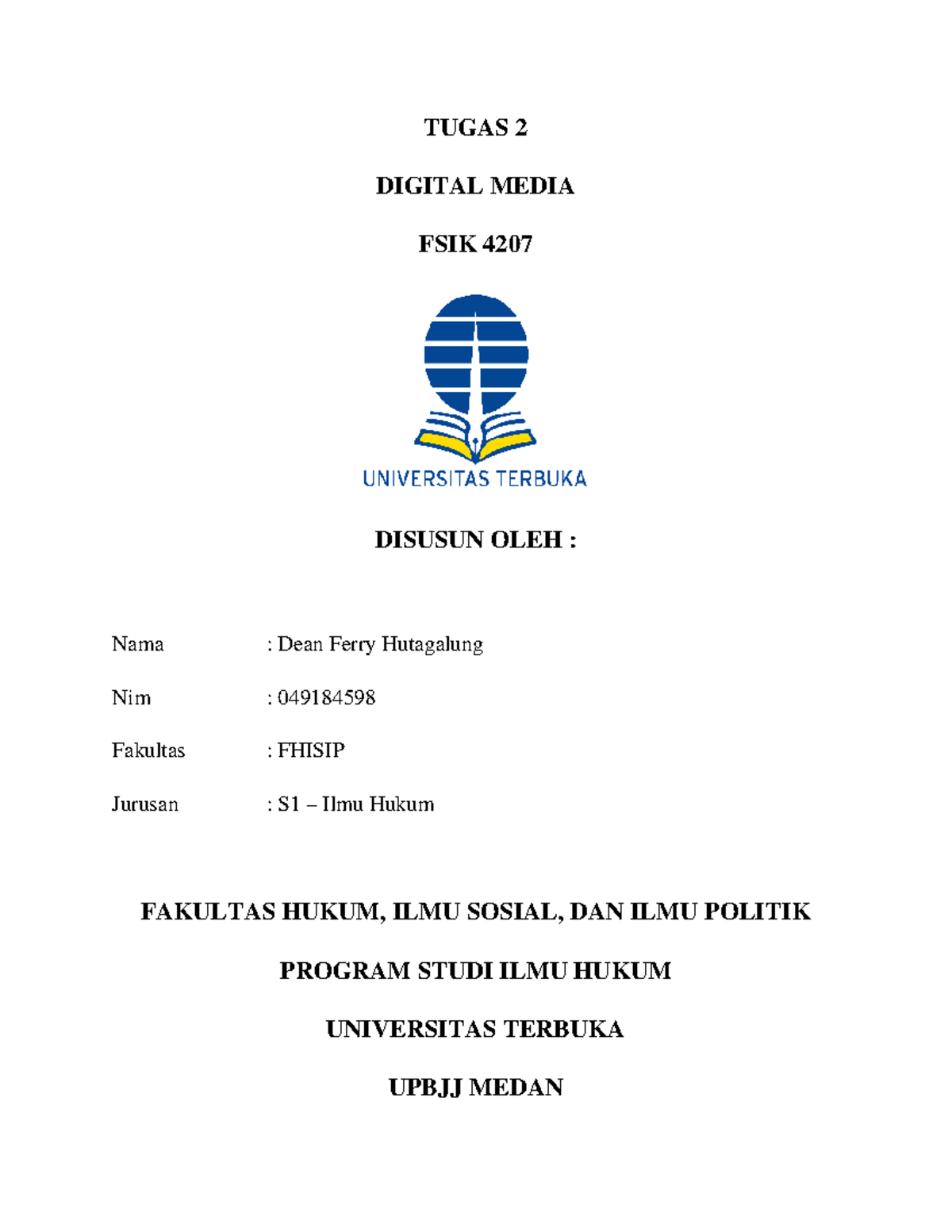 Tugas 2: Konsep dan Tantangan Computer Mediated Communication FSIK 4207 ...