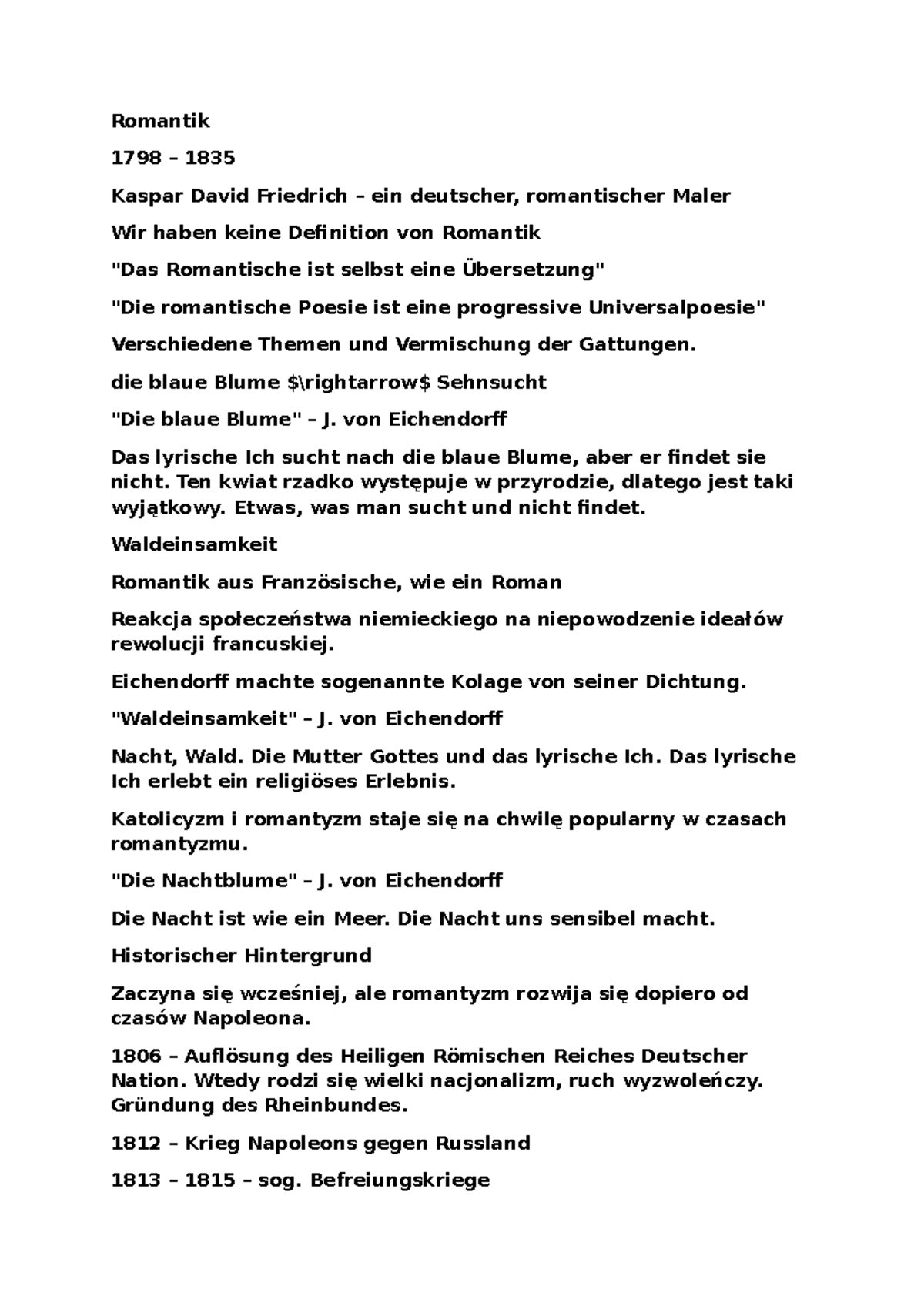 Romantik 1798-1835: Kaspar David Friedrich und die deutsche Romantik ...
