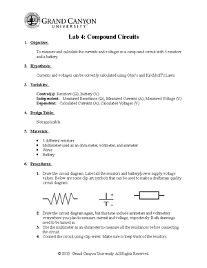 PHY112L - lab - Lab 1: Electrostatic Forces The objective of this lab ...