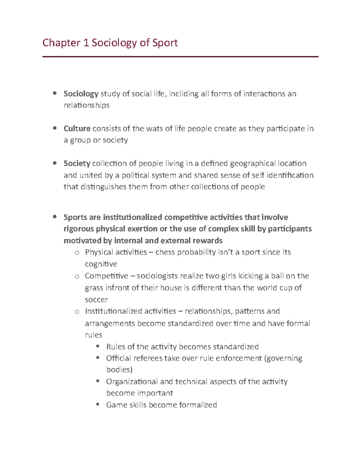 Backup of Chapter-1-Sociology-of-Sport - Chapter 1 Sociology of Sport ...