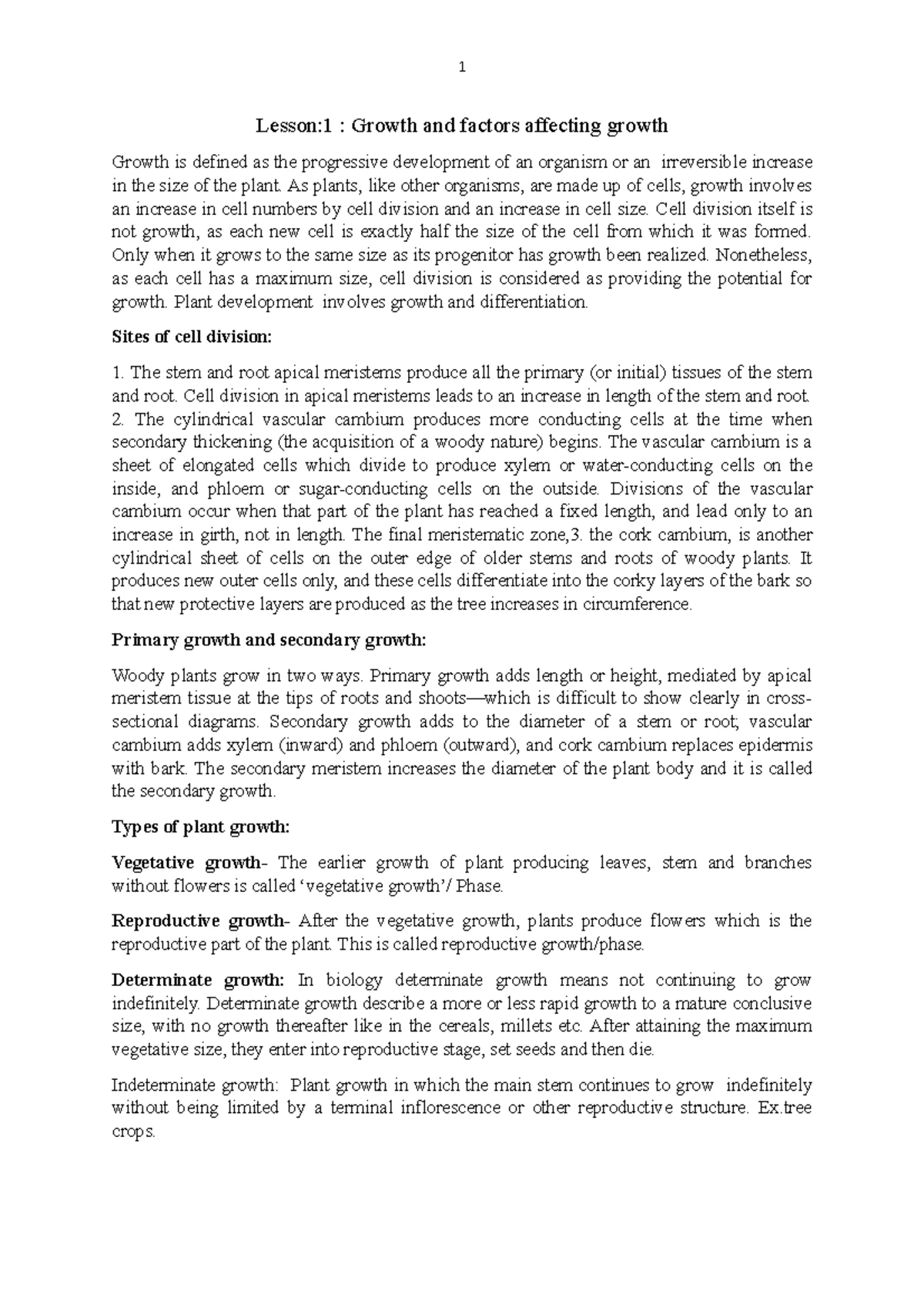 Lesson-8- plant population & geometry - Lesson-8: Optimization of plant ...