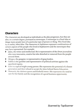 Grade 11 Literature: Tsotsi Study Guide and Analysis - Studocu