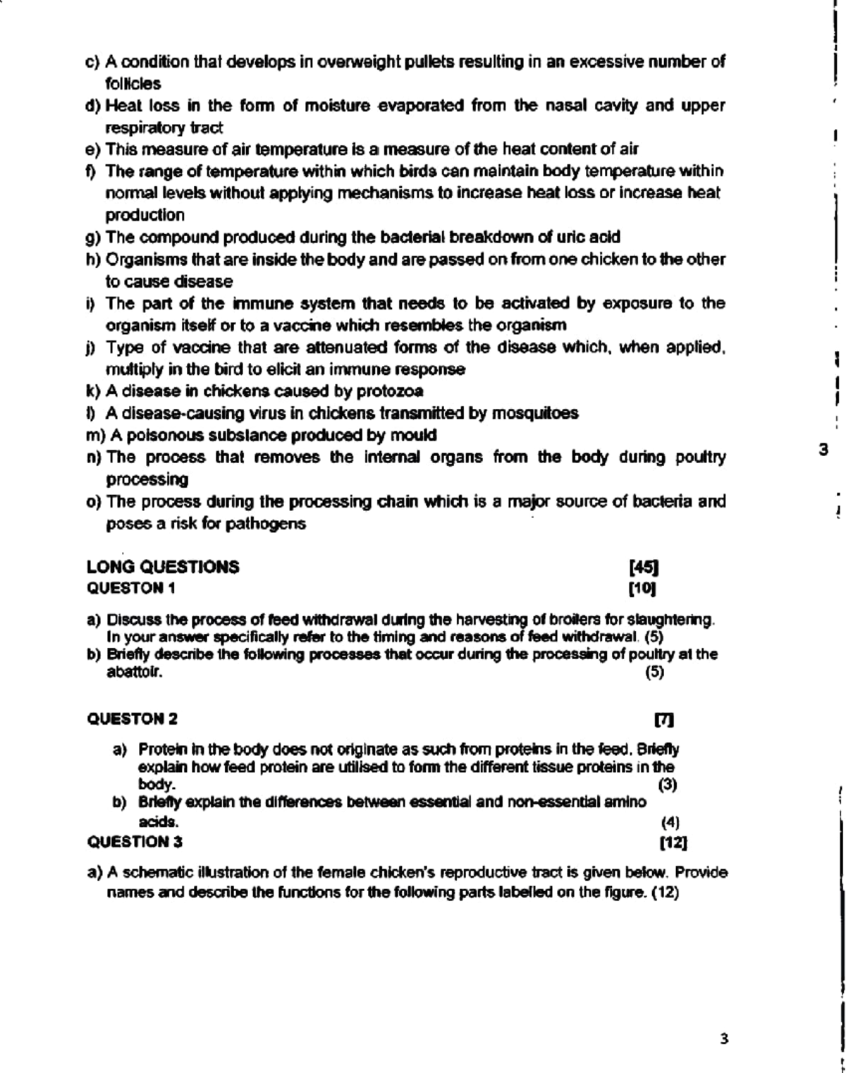 ANIG3754 FINAL EXAM 2024 3 - Past Paper Analysis and Overview - Studocu