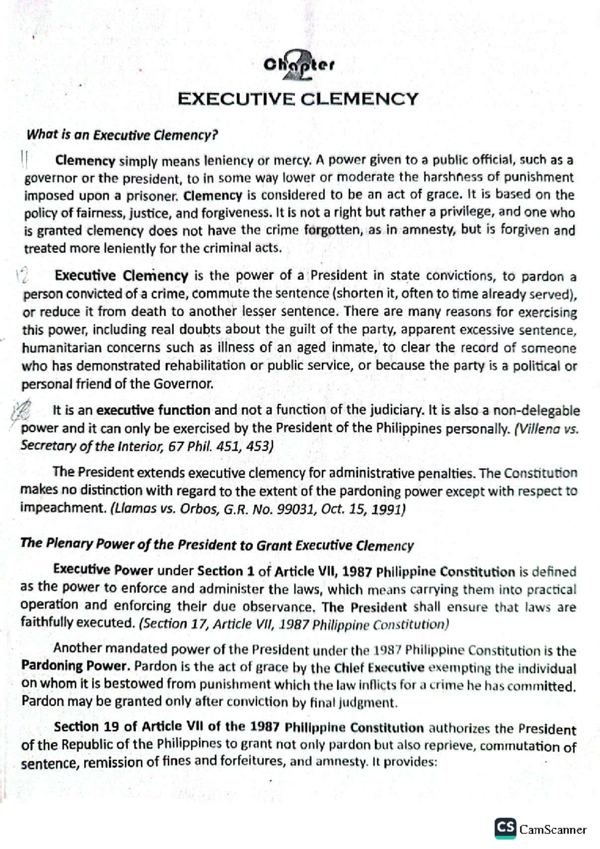 2nd Non Institutional Correction CA 002 Handouts - Chapter EXECUTIVE ...