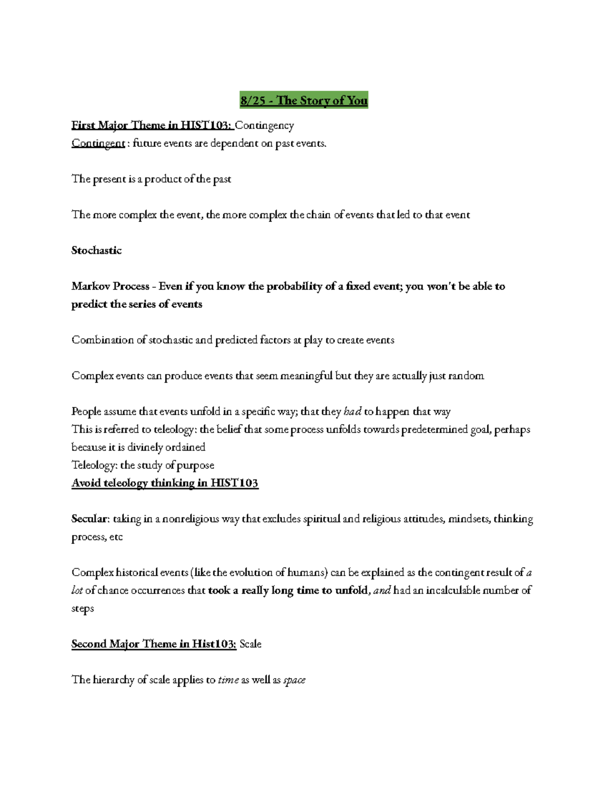 Exploring Human Evolution: Hominids, DNA, and Culture in HIST103 - Studocu