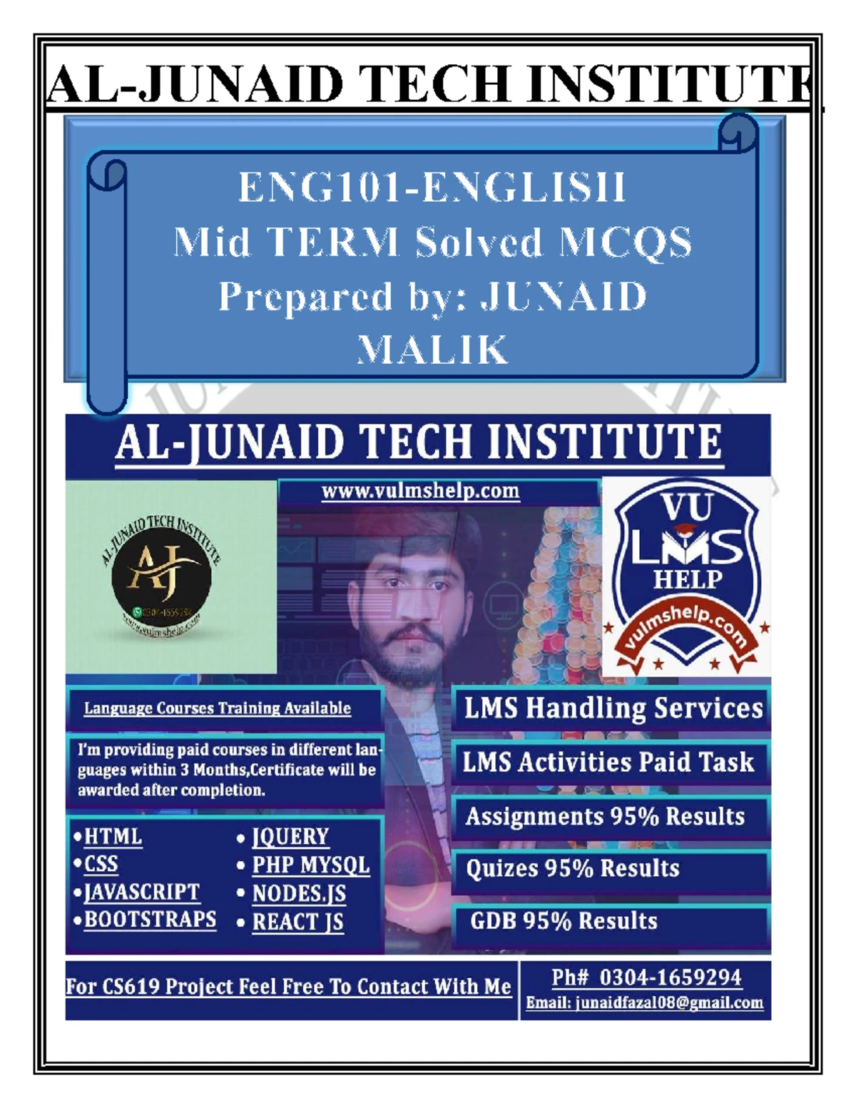 ENG101 Mid Term Past Papers Mega File-1( Study WITH Hamza) - ENG1 01 ...
