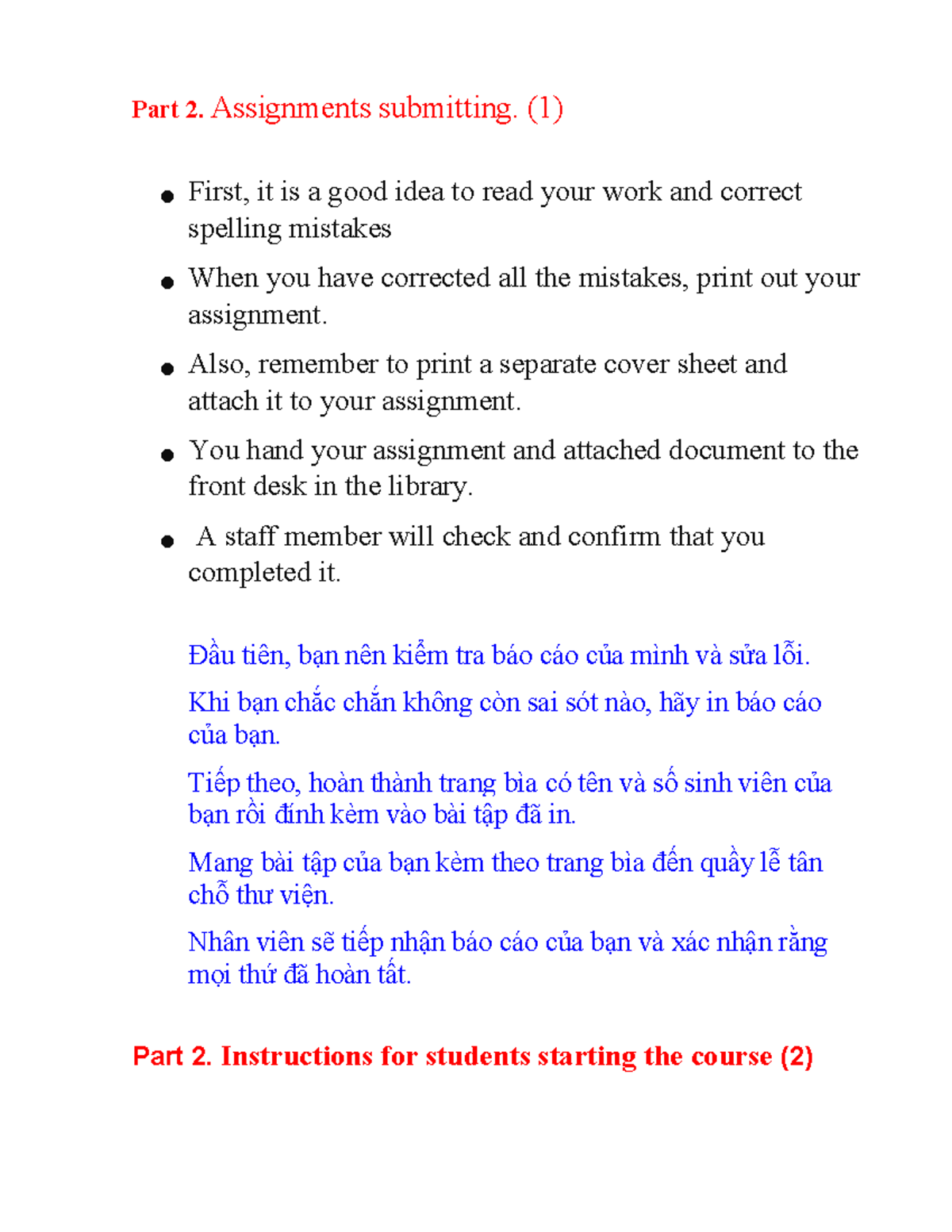 Aptis Key Part 2: Assignment Submission & Instructions - Studocu