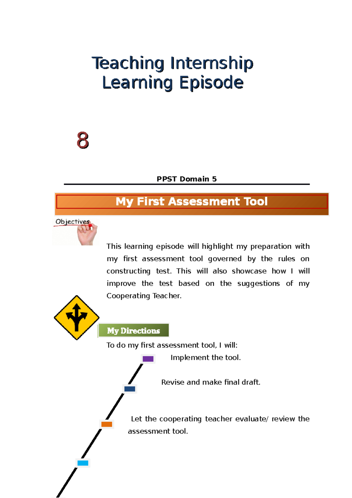 Teaching Internship Episode 8: Crafting My First Assessment Tool - Studocu