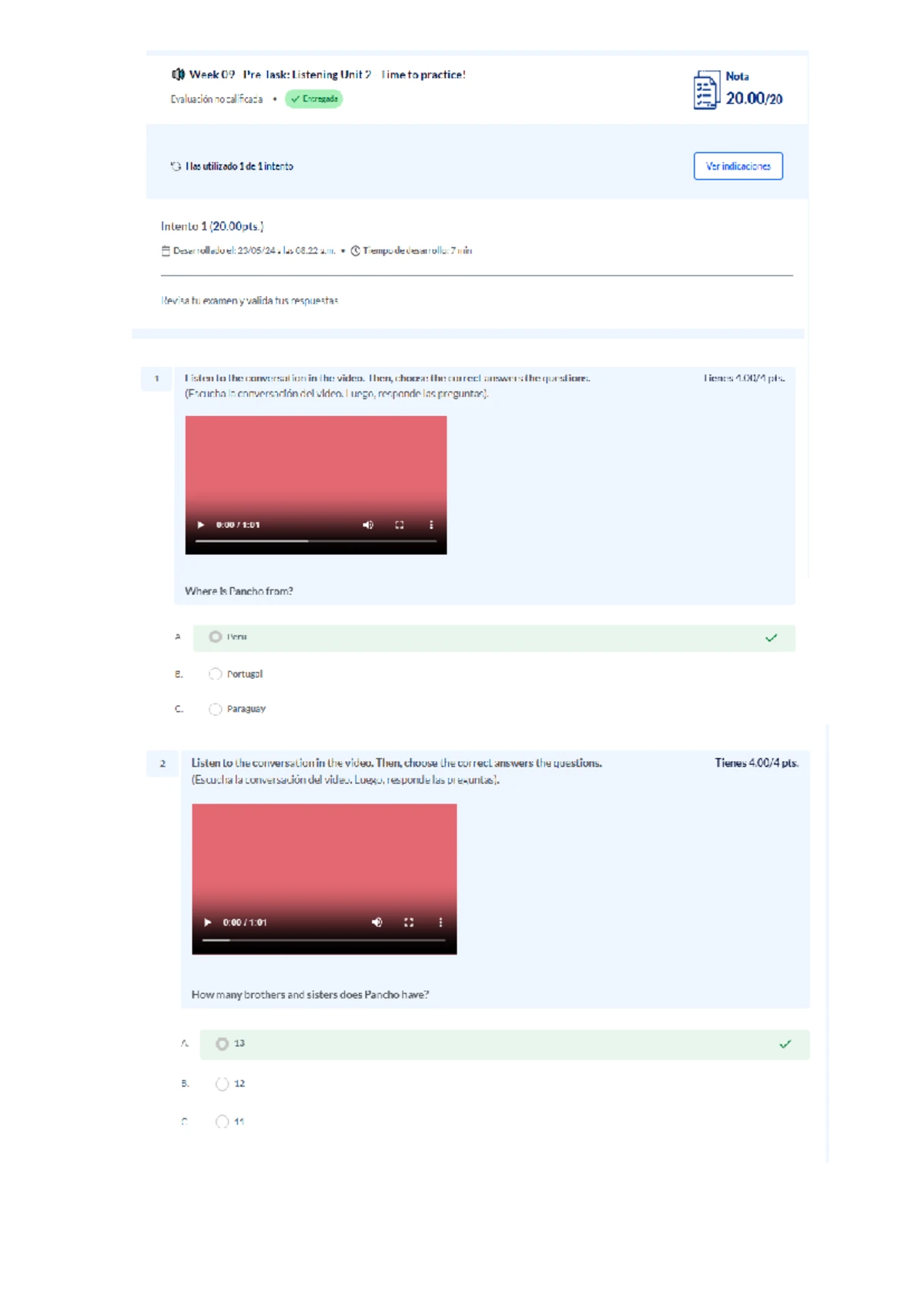 (AC-S11) Week 11 - Pre-Task Quiz Grammar Quiz Week 11 Ingles I - 🔴 (AC-S11) Week 11 - Pre-Task ...