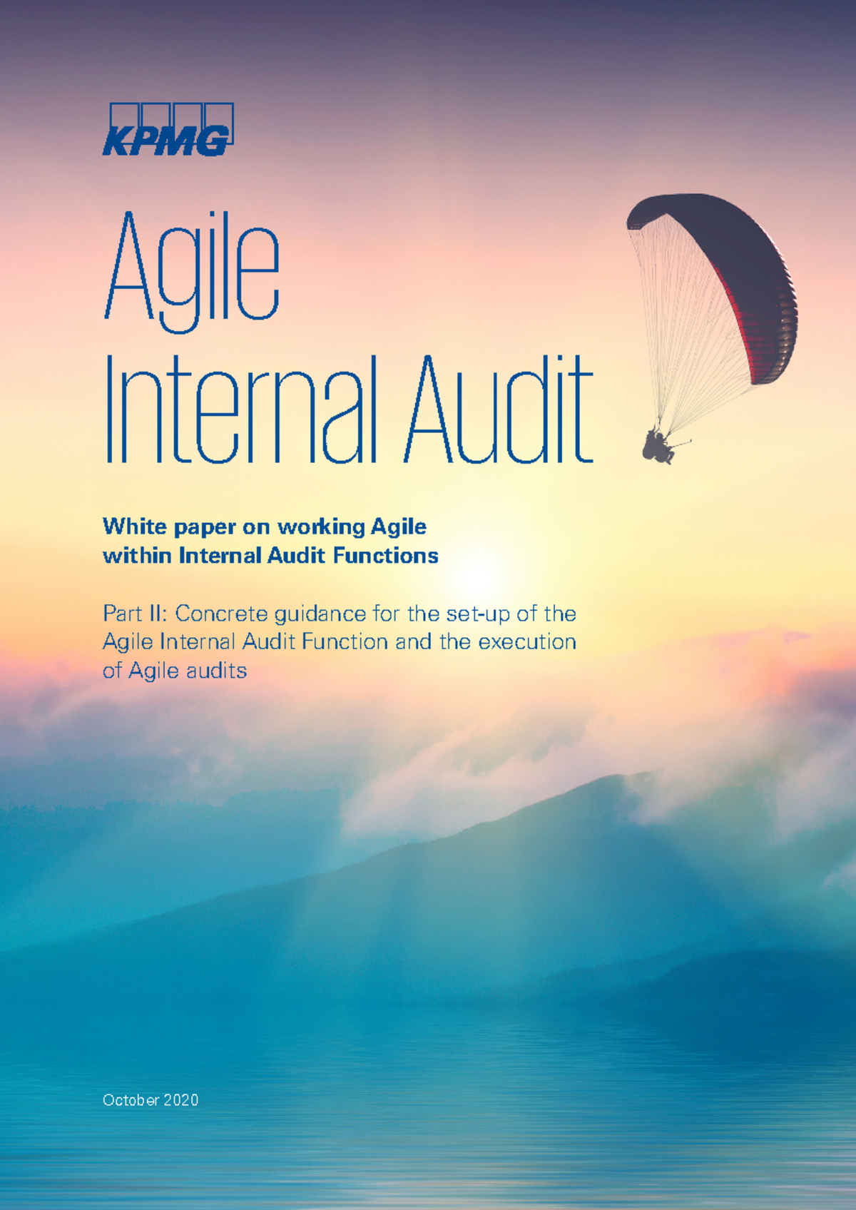 Agile Internal Audit Methodology - KPMG - Lecture Notes 2 - Studocu