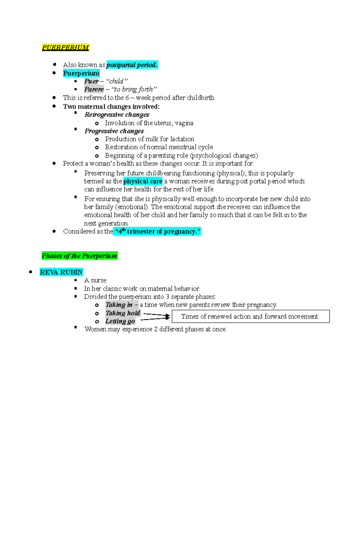 Maternal Puerperium Changes: A Comprehensive Overview of Postpartum ...