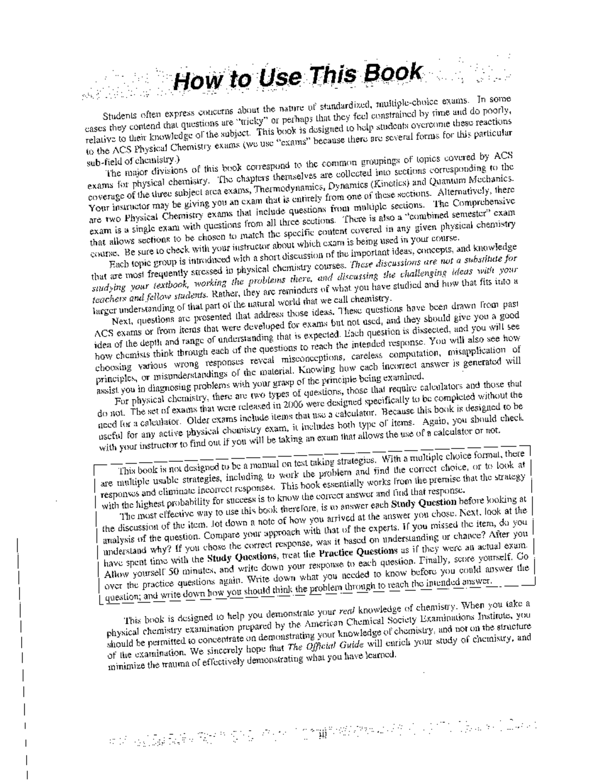 ACS Physical Chemistry Study Guide - Spectroscopy - Studocu