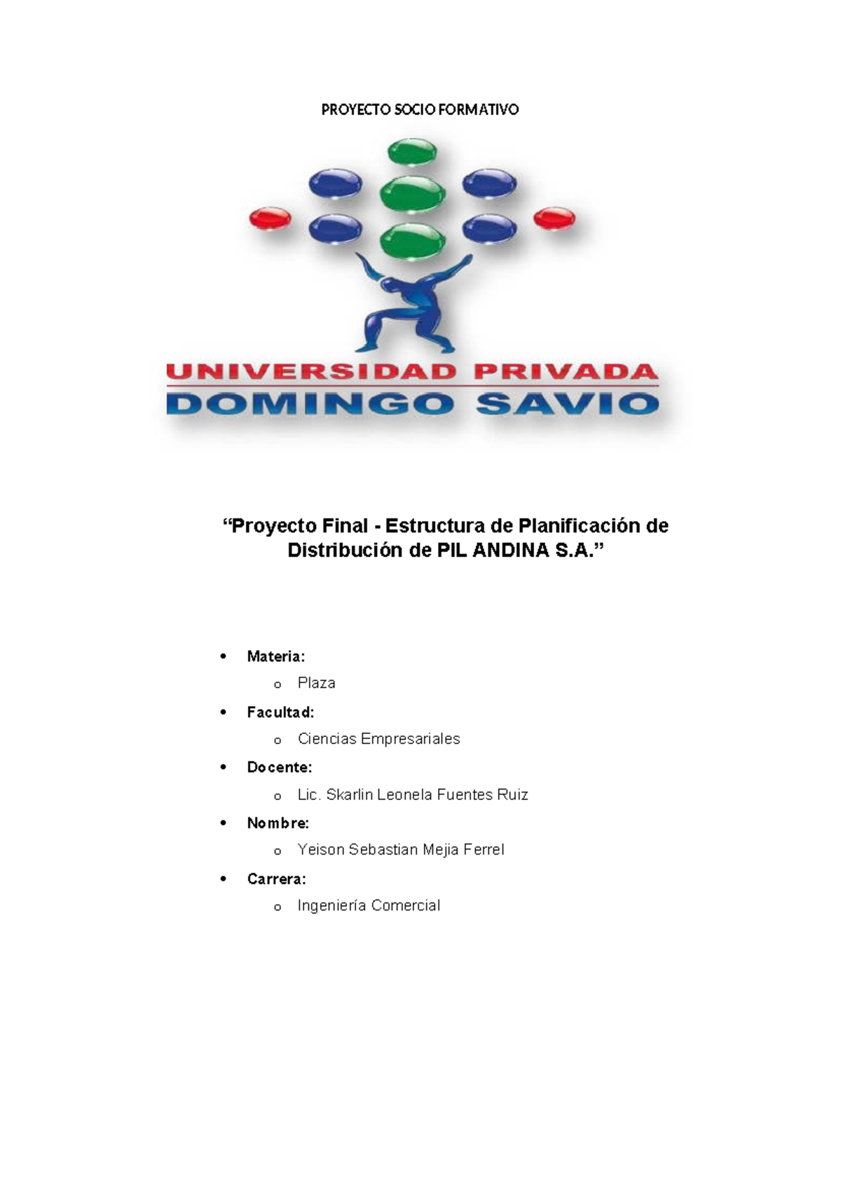 Optimización de Canales de Distribución en PIL Andina: Proyecto Final ...