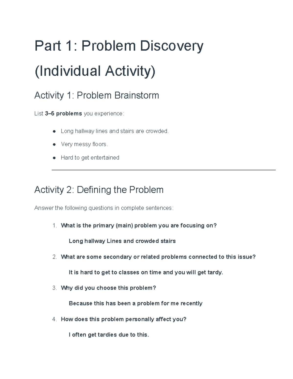 ELA Helper Assignment: Problem Discovery & Business Opportunity ...