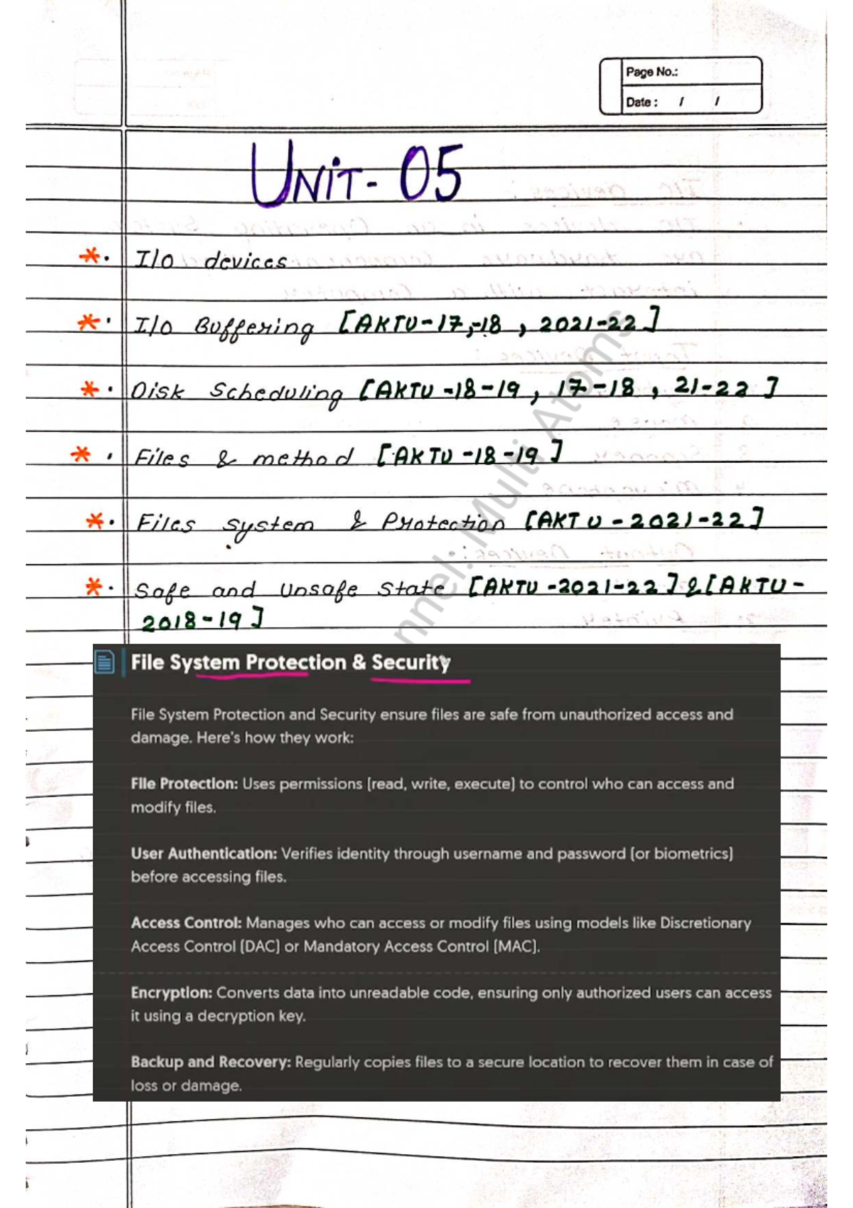 OS-UNIT-5- Bymultiatoms -1 - operating system - uses only one buffer ...