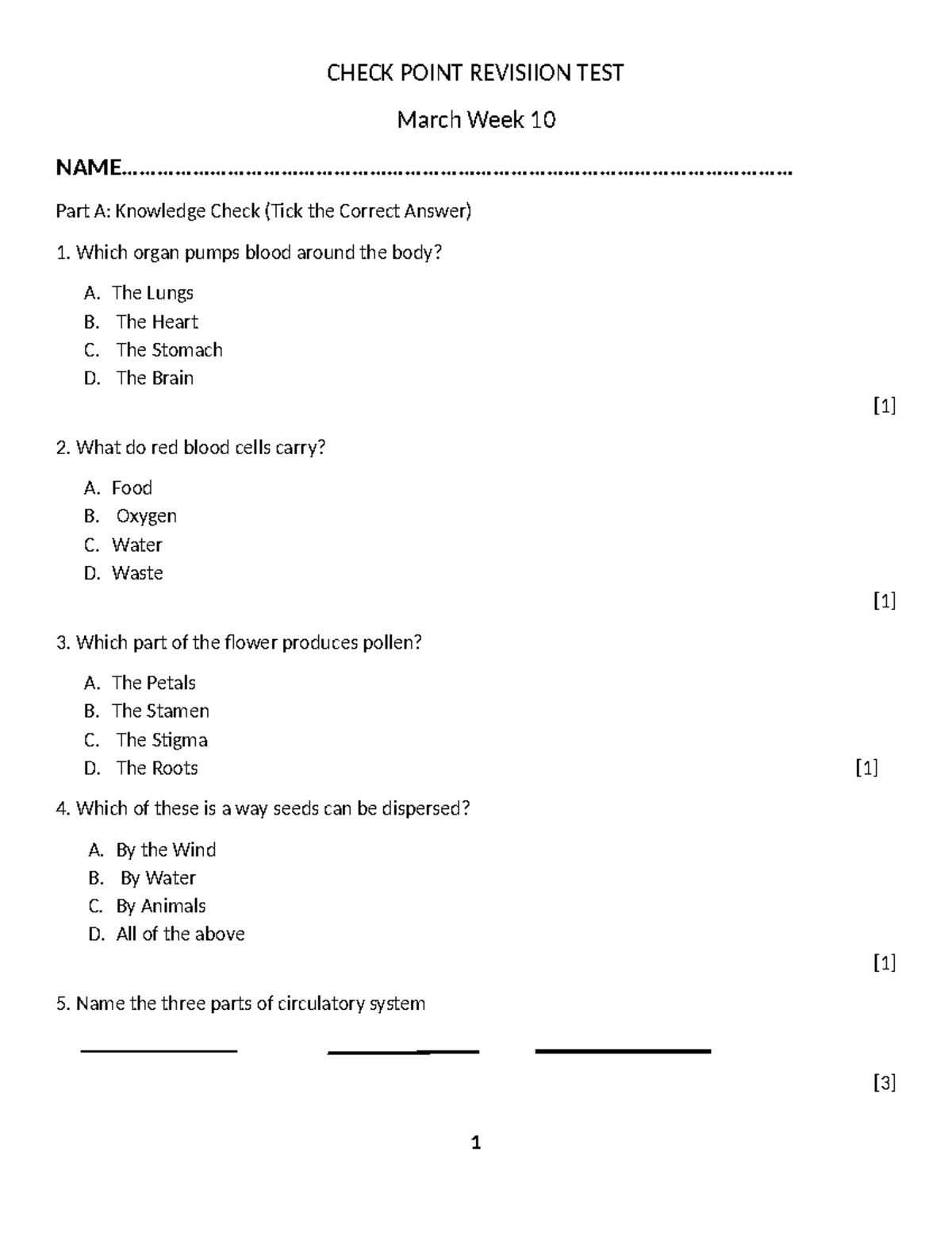 Science Revision Workbook: Knowledge Checks & Investigations - Studocu