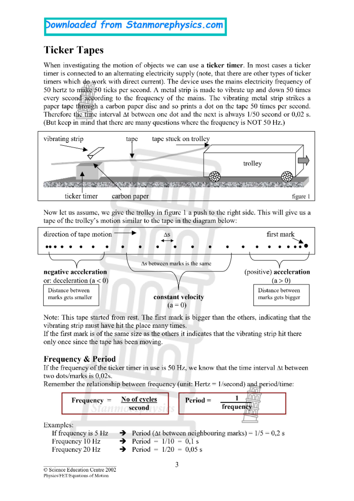 Grade 10 Ticker Timer Questions with Answers and Explanations - Studocu
