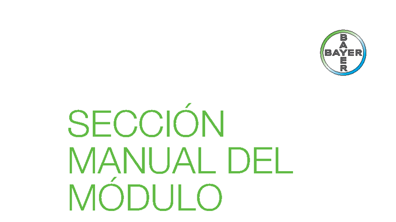 Módulo 2: Introducción al Manejo Integrado de Plagas - Capacitación BayG.A.P. - Studocu