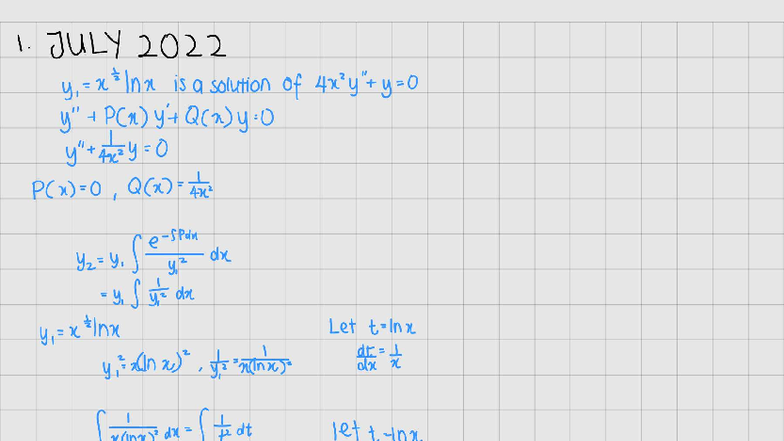 Tutochp 4 - Differential Equations Solutions and Methods - Studocu