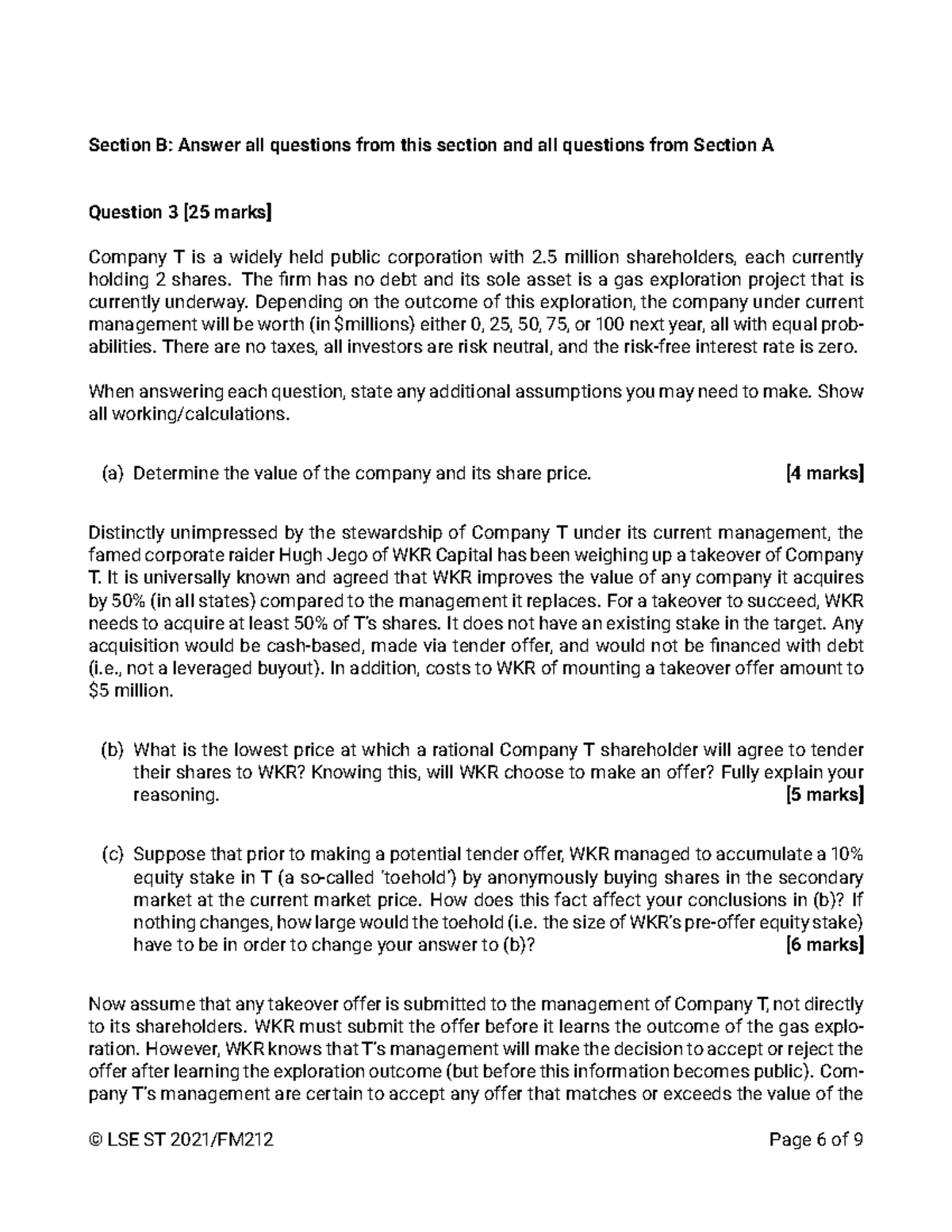 97945 f543729 fba5c5476c43c1e7b031e76481 e6 - Section B: Answer all ...