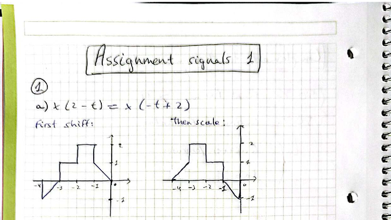 Assignment Signals and Systems: Analysis and Convolution Techniques ...