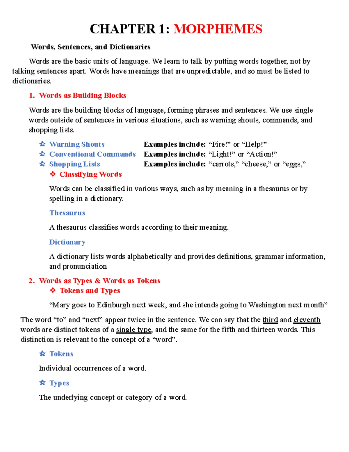 Morphology - Practice on Morphemes and Word Structure Analysis - Studocu