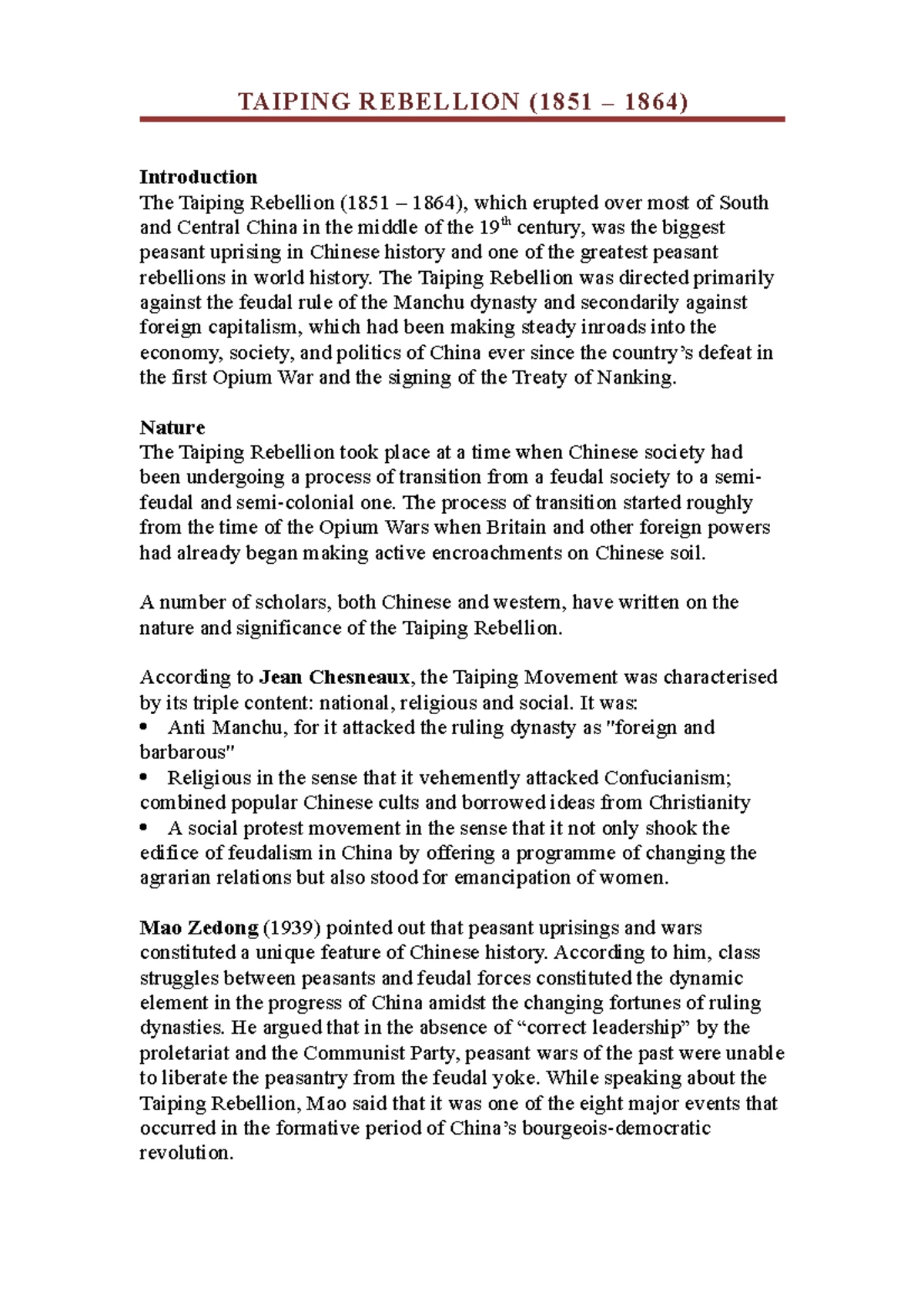 The industrial revolution notes - The Industrial Revolution (1750-1850 ...